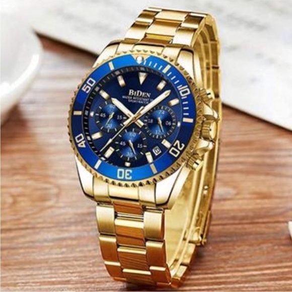 Accessories | New Mens Bluegold Luxury Business Watch New | Poshmark